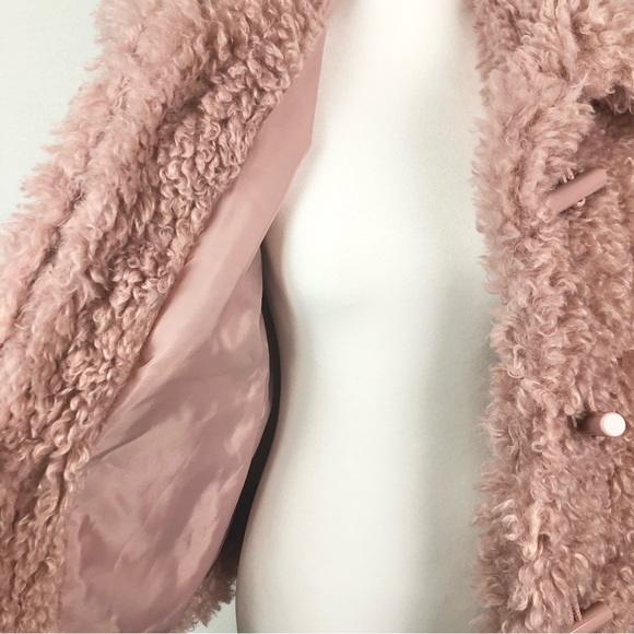 Jackets & Coats | Enid Sinclair Wednesday Netflix Pink Faux Fur Coat ...